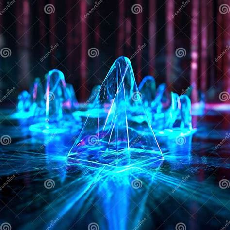 Holograms The Three Dimensional Images Frmed By The Interferenc Stock Image Image Of Ligh
