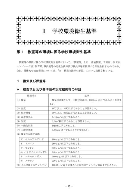 学校 環境 衛生 基準 解説