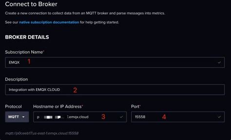 getting data from emqx cloud with influxdb native collector emq