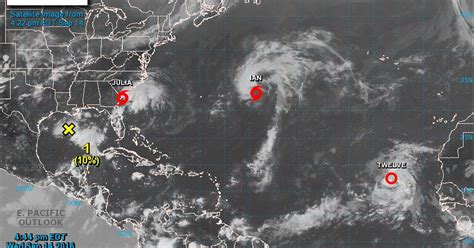Tropical Depression 12 Forms In The Atlantic