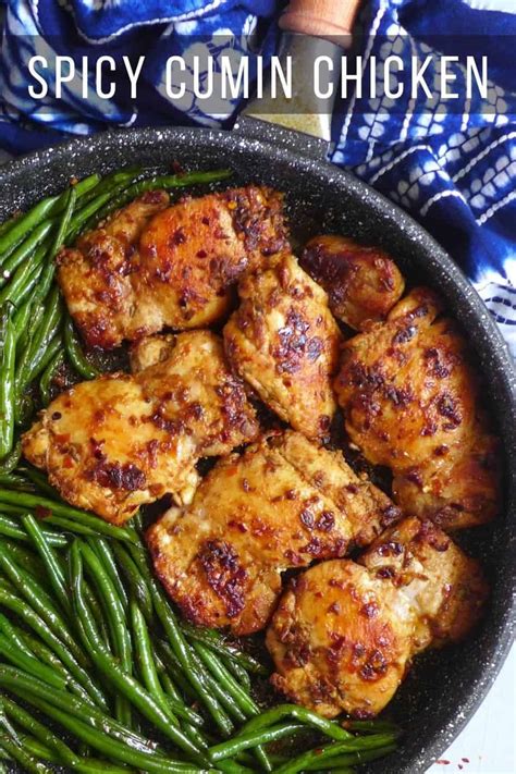 Spicy Cumin Chicken Thighs With Green Beans Red House Spice