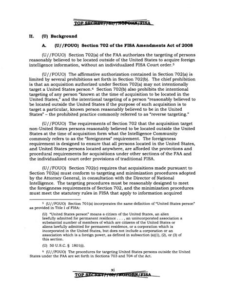 Doj Inspector General Report On Fbi Surveillance Under Fisa Section 702
