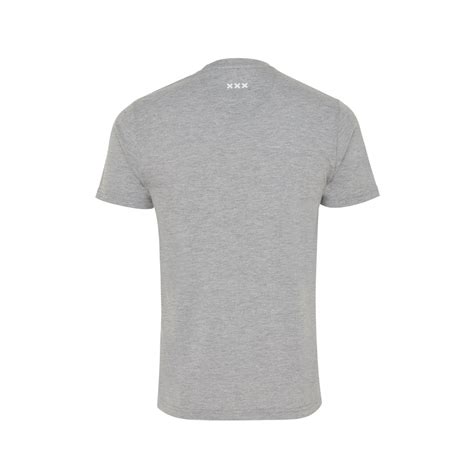 Ajax T Shirt Grey Mesh Senior Official Ajax Fanshop
