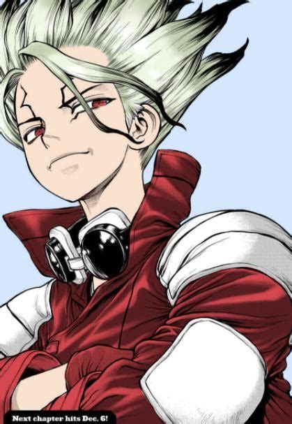 Just Tried To Color In The Einstein Pose Panel And The Latest Senku Panel From The Latest