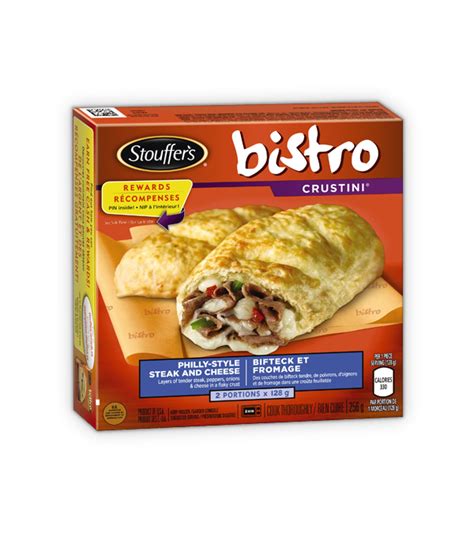 Stouffers Bistro Crustini Philly Style Steak And Cheese