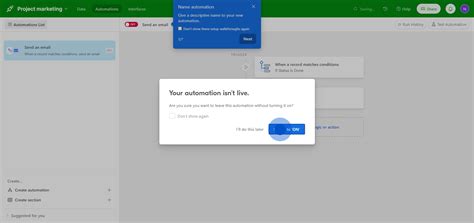 how to create an automation in airtable
