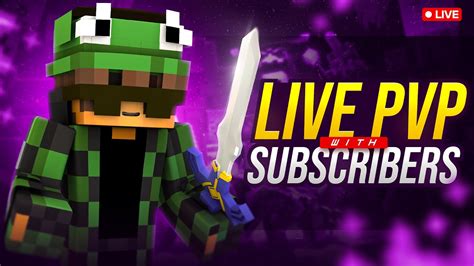 🔴 Minecraft Live Stream Playing With Subscribers Pvp Minigames