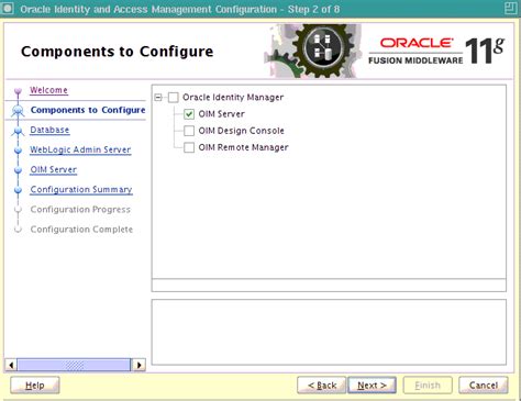 Oracle Identity Manager Configuration Screens