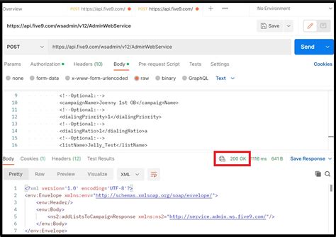 Api Adding List Or Lists To An Outbound Campaign Using Postman
