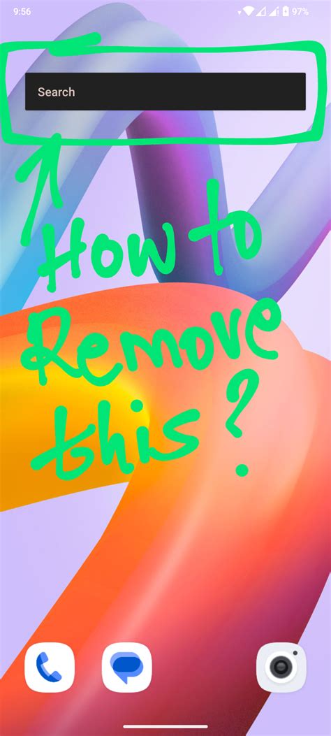 How Do I Remove This Search Bar Completely Can T Seem To Find It Via Adb R Miui