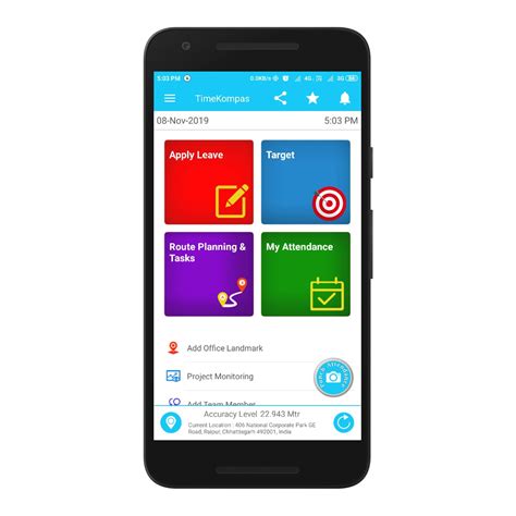 TimeKompas Time And Attendance Tracker App
