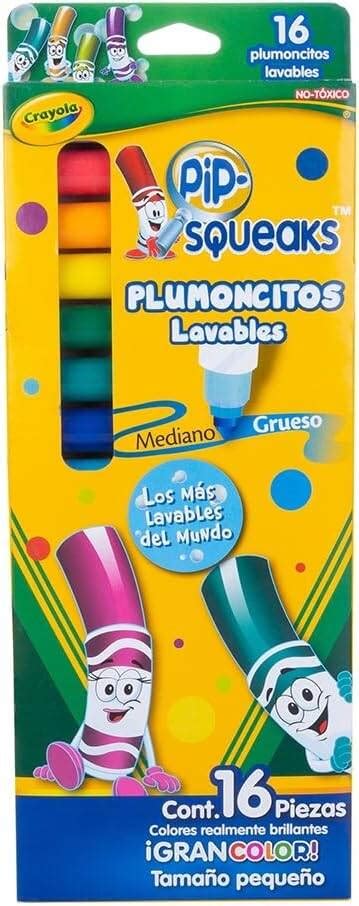 Crayola Pip Squeaks Markers 16 Ct Short Washable In Peggab Buy Best