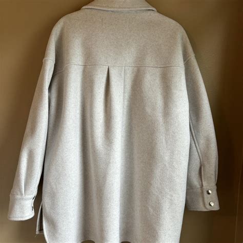 Zara Cream Jacket Depop
