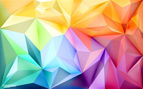 Colorful Polygon Wallpapers Top Free Colorful Polygon Backgrounds