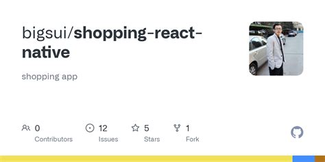 Github Bigsuishopping React Native Shopping App