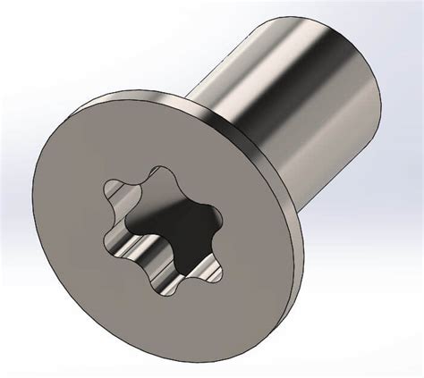 SOLIDWORKS Toolbox Hexalobular Torx Hardware