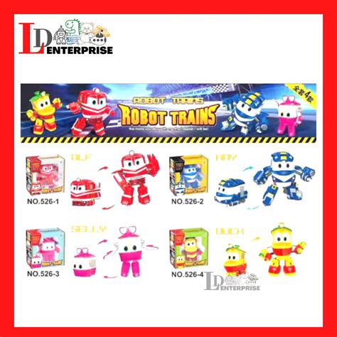 Ld Robot Trains Transformation Anime Figures Pvc Rt Kay Alf Duck Selly
