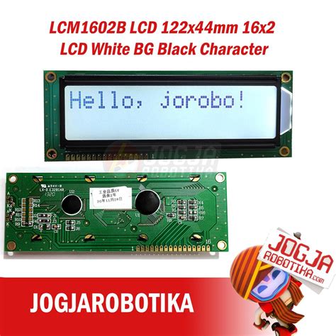 Jual LCM B LCD X Mm X LCD White BG Black Character Shopee Indonesia
