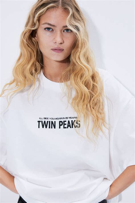 Oversized Printed T Shirt
