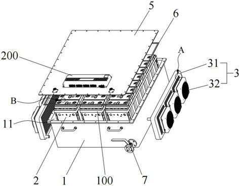 油浸散热电池箱的制作方法