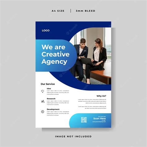 Premium Vector Modern Business Flyer Vector Template