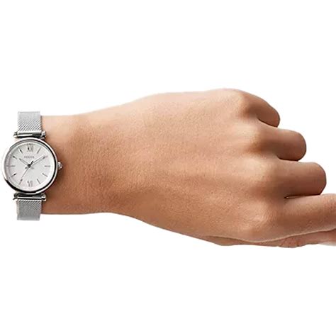 Fossil Carlie Mini 3hand Stainless Steel Watch Ea1 Canex