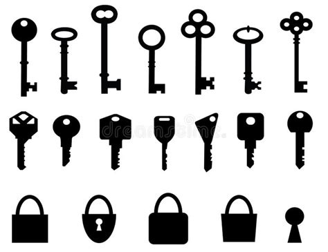 Many Many Keys Stock Illustrations 374 Many Many Keys Stock