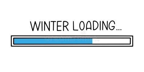 Progress Bar In Doodle Sketch Style Stock Vector Illustration Of