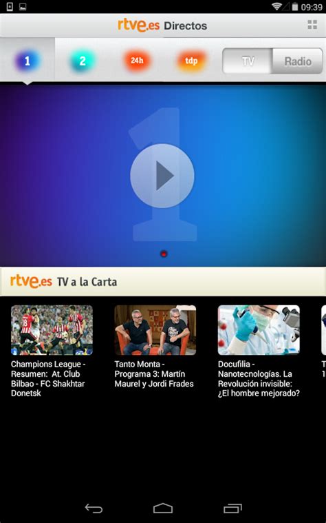 RTVE Es Tableta Android Apps On Google Play
