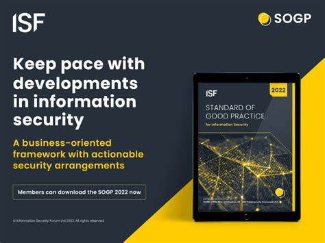 Information Security Forum On Linkedin Sogp2022 Informationsecurity Cybersecurity Infosec