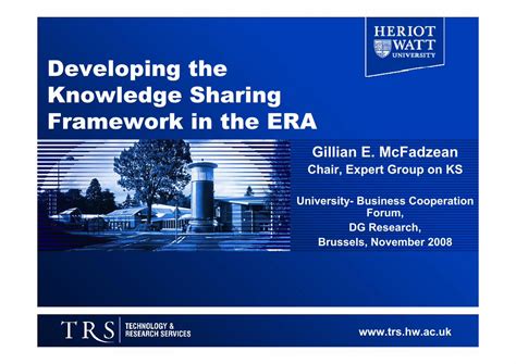 Pdf Developing The Knowledge Sharing Framework In The Era Dokumentips