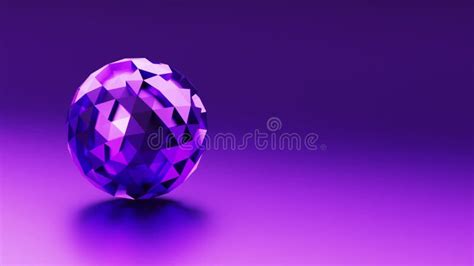 3d Abstract Sphere Metallic Geometric Shape Techno Background Stock