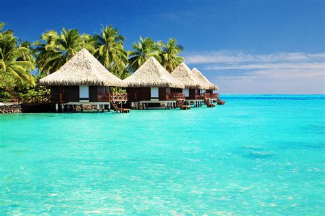 Cabins On The Water Mural Déco Wallpaper
