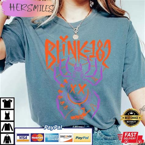Blink 182 Spider Halloween 2022 Comfort Colors Best T Shirt Hersmiles