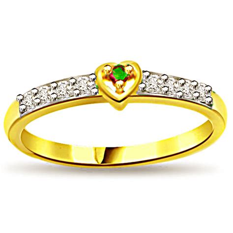 Heart Shape Diamond Rings Buy Heart Shaped Ring Online In India Surat Diamond