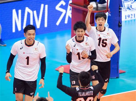 WorldofVolley VNL M 2019 Japan Surprise Serbia In Novi Sad Brazil