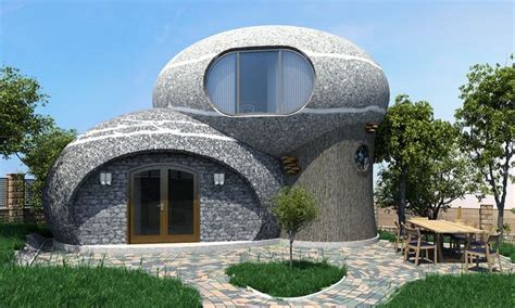 Cottage On Behance Geodesic Dome Homes Earthship Biotecture Dome House
