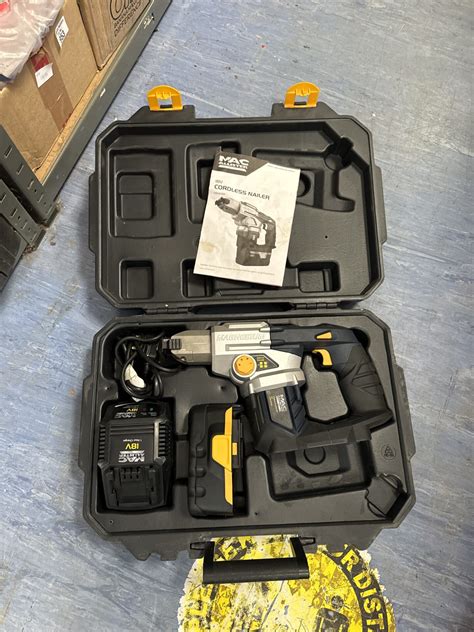Macallister Cordless Nailer Untested Badgers Auctions On Site And