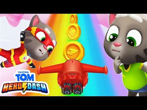 Talking Tom Hero Dash Vs Super Wings Jett Run Vs Talking Tom Gold Run