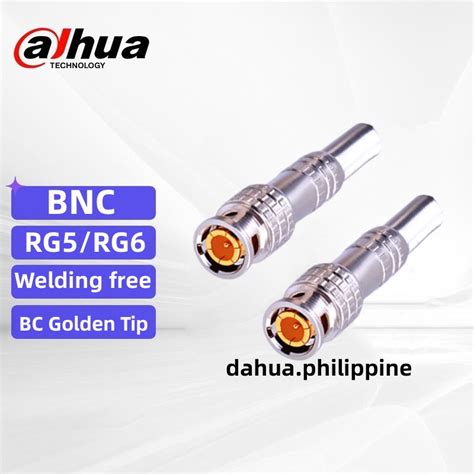 Bnc Male Connector For Bnc Adapter Of Coaxial Rg59 Rg6 Siamese Cable
