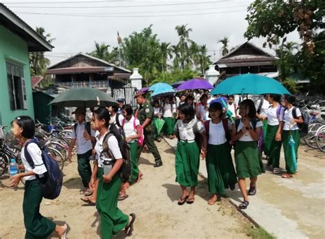 Myanmarnationalpost မာန်အောင်မြို့နယ်တွင် အခြေခံပညာကျောင်းများစတင်ဖွင့