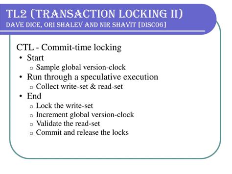 Ppt Noninvasive Java Concurrency With Deuce Stm 10 Powerpoint
