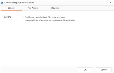 General Settings Citrix Workspace App For Linux