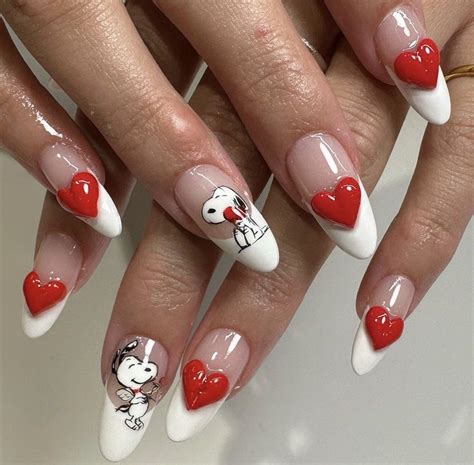 Snoopy Nails Artofit