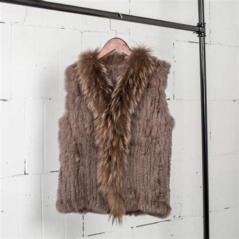 Aliexpress Buy VT7008 Free Shipping Womens Natural Real Rabbit