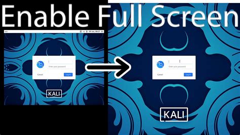 how to enable fullscreen in kali linux virtualbox 2023 how to enable