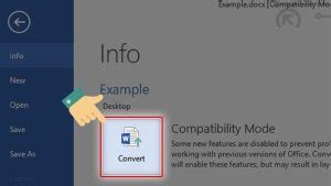 Compatibility Mode là gì Cách tắt chế độ Compatibility Mode trong Word và Excel