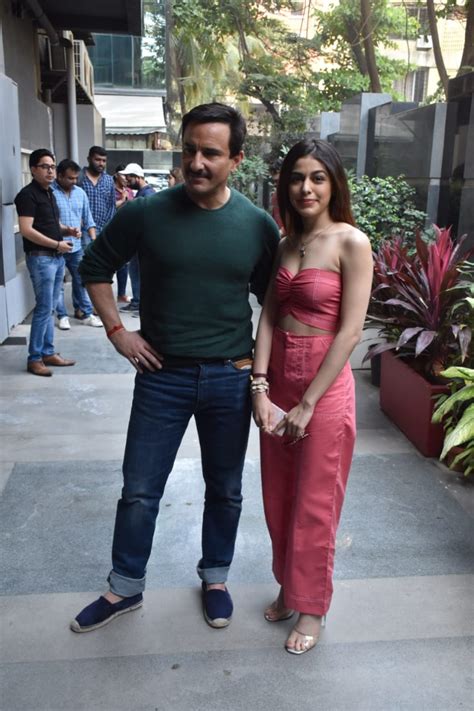 Saif Ali Khan And Alaya Furniturewalla Snapped Promoting Jawaani