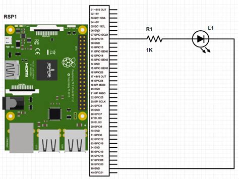 how to make an led flasher using a raspberry pi