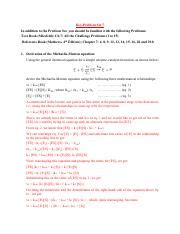Fall2019 Problem Set 7 Key Pdf Key Problem Set 7 In Addition To The